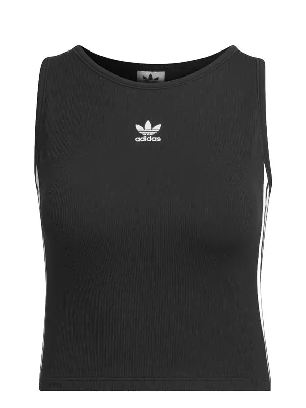 Adidas Originals 3-stripes Padded Tank Top - Black/white