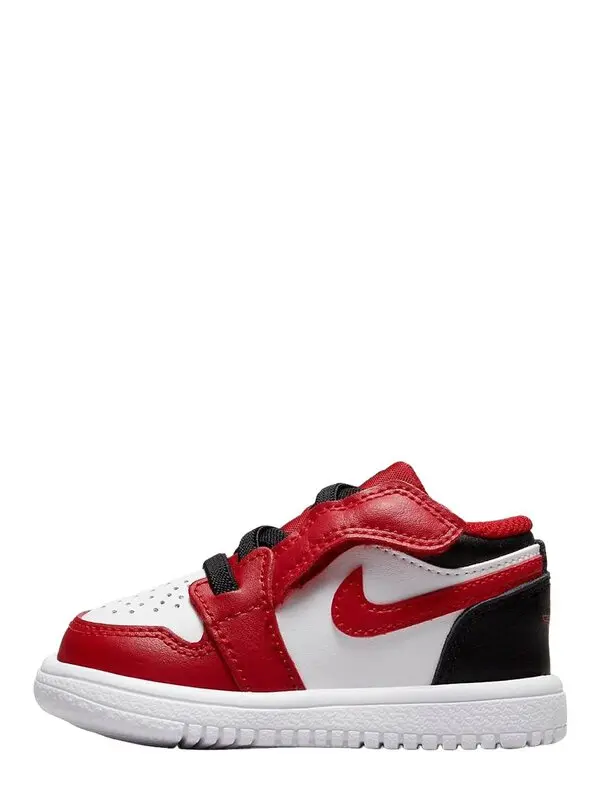 JORDAN 1 Low Toddler 'reverse Black Toe - Red/white