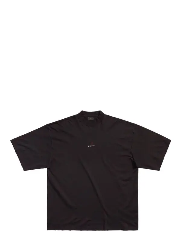 Balenciaga Je T'aime Oversized T-shirt - Black