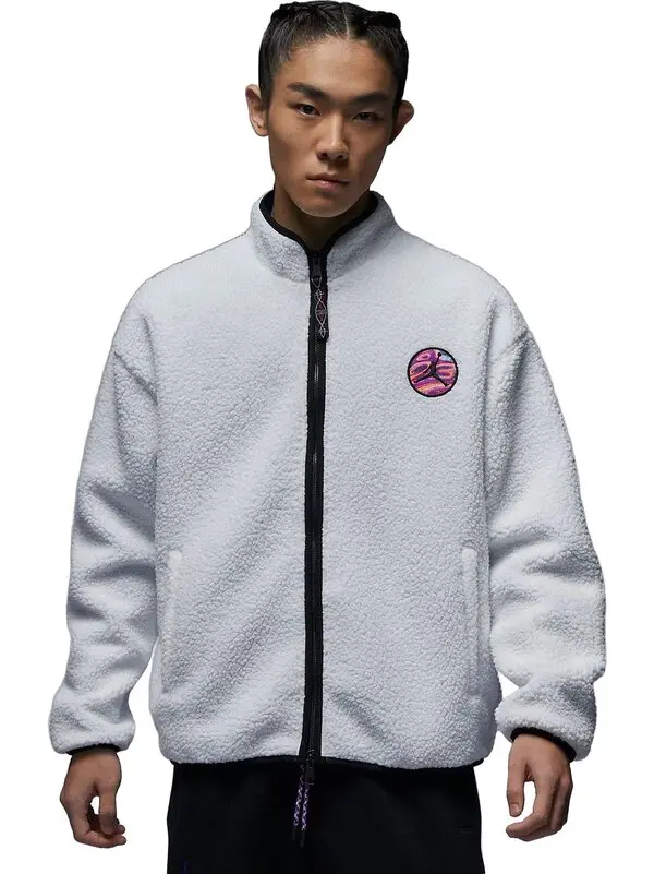 JORDAN Air Fearless Full-zip Fleece Jacket - Platinum Tint