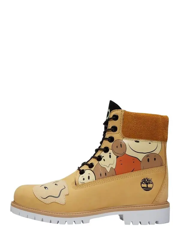 Timberland X Cnstnt Dvlpmnt 6 Inch Premium Waterproof Boot 'melted Smileys - Medium Yellow