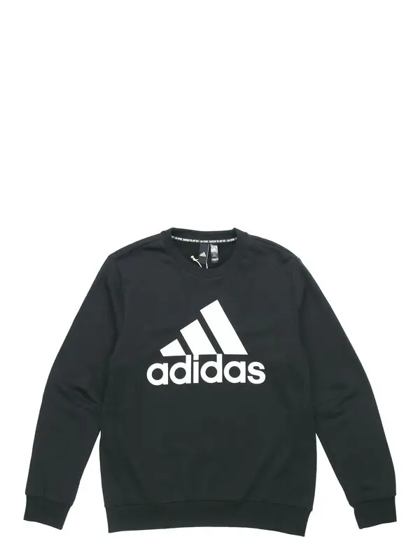 Adidas Crewneck Pullover With Logo - Black