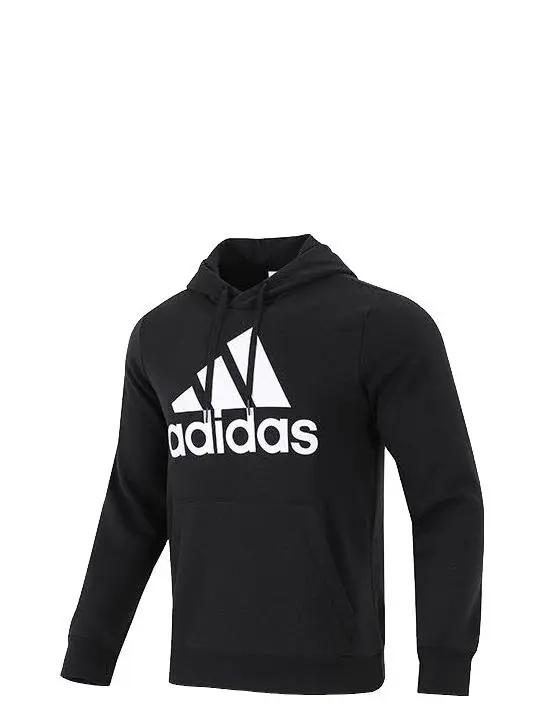 Adidas Bl Fl Hd Large Logo Hoodie - Black
