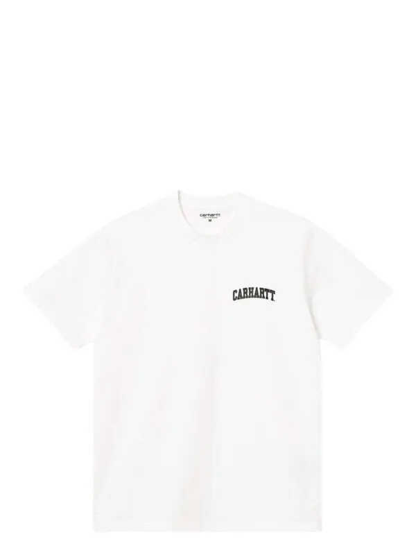Carhartt Work In Progress University Script Short Sleeve T-shirt - White