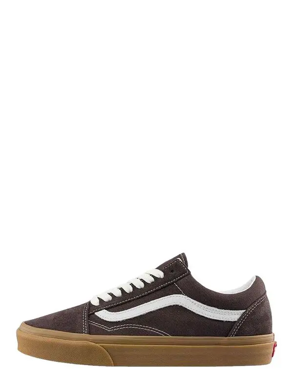 VANS Old Skool Vintage Gum Chocolate Low Top Sneakers - Brown