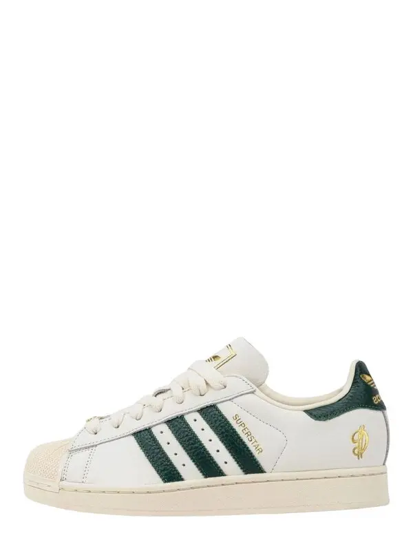 Adidas Superstar X Damian Lillard "dame Time - White/green/gold
