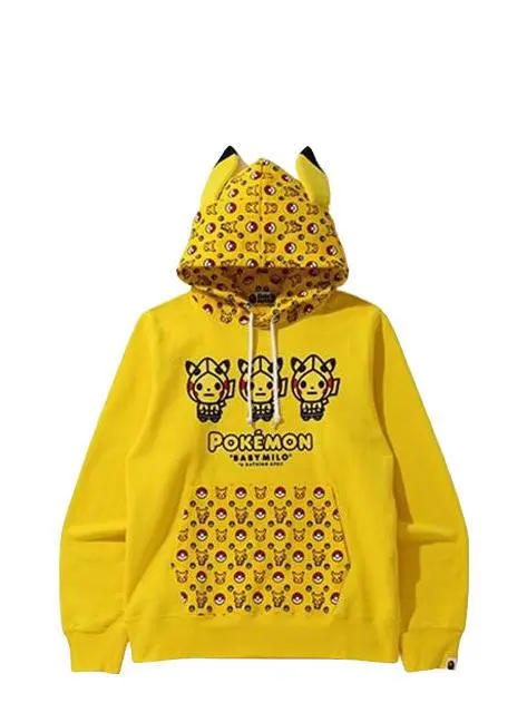 A BATHING APE X Pokémon Pikachu Hoodie - Yellow
