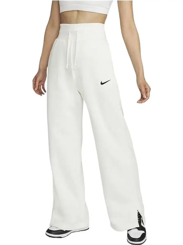 Nike Phoenix Wide Leg Sweatpants - White
