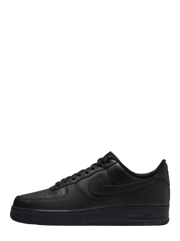 Nike Force 1 '07 Triple Low Top Sneakers - Black