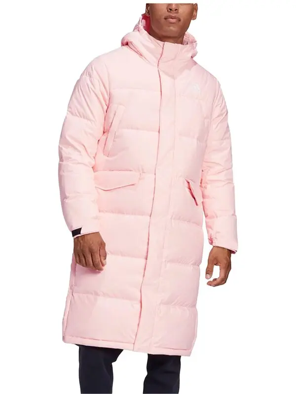Adidas Hooded Down Jacket - Pink