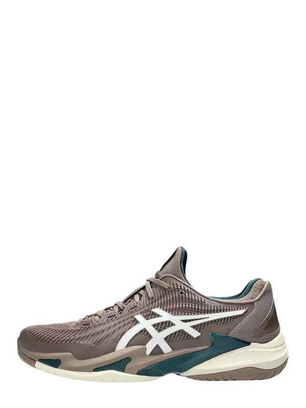Asics Court Ff 3 Athletic Shoes - Taupe Grey/white