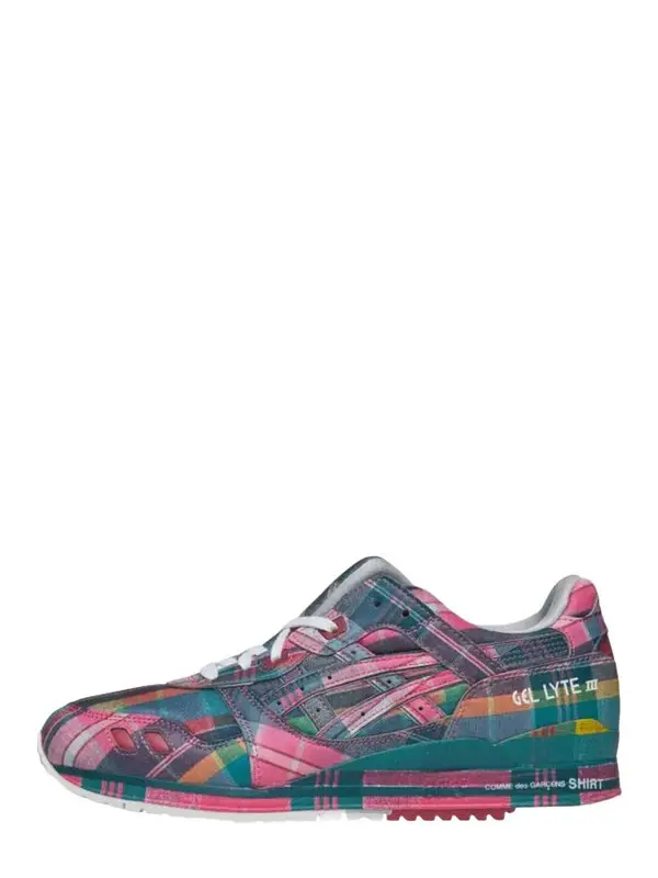 Asics X Comme Des Garcons Shirt Gel-lyte Iii '07 Remastered "pink Plaid - Multi-color