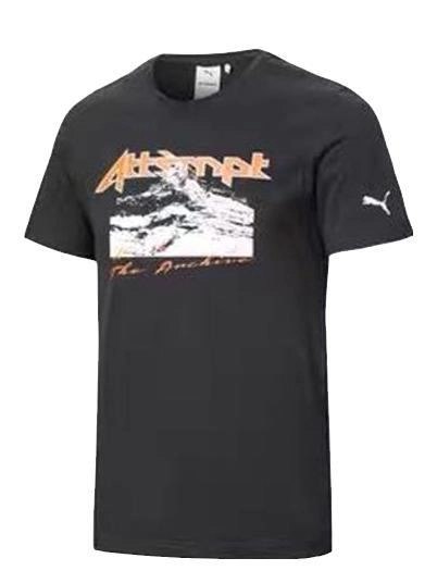 PUMA X Attempt Crossover Casual Short Sleeve Couple Style - Black
