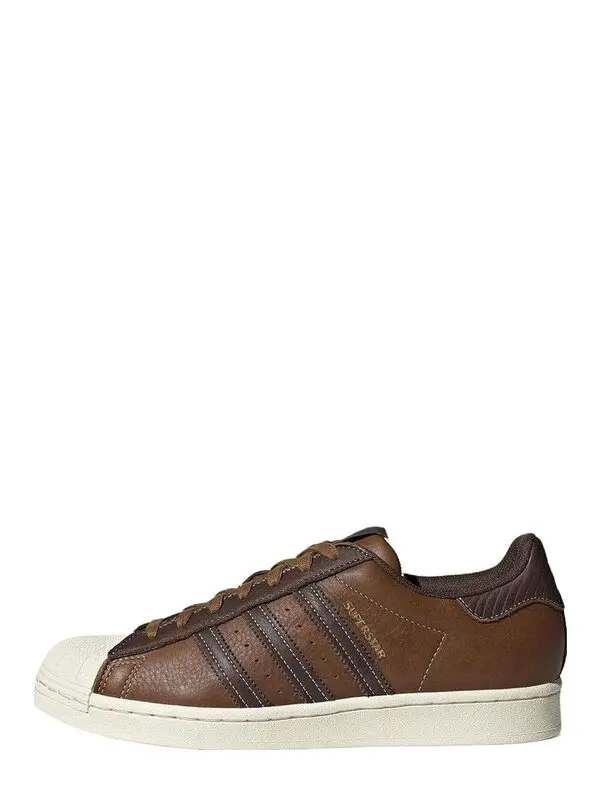 Adidas Originals Superstar Low Top Sneakers - Dark Brown/black/white