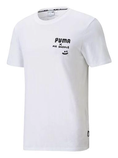 PUMA X Mr Doodle Short Sleeve - White
