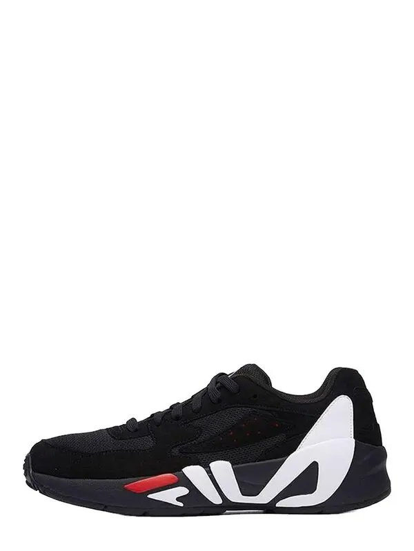 FILA Mind Blower Low Top Sneakers - Black/white/red
