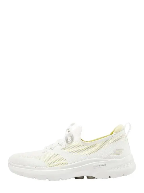 Sketchers Go Walk Hyper Burst Athletic Sneakers - White/yellow