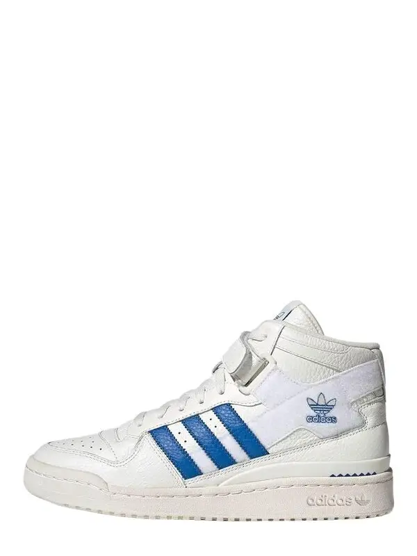 Adidas Forum Mid Sneakers - White/blue