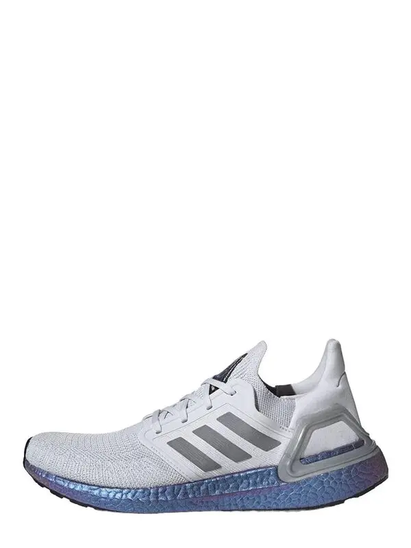 Adidas X Iss Us National Lab Ultraboost 20 "blue Boost" Sneakers - Grey/boost Blue Violet Met