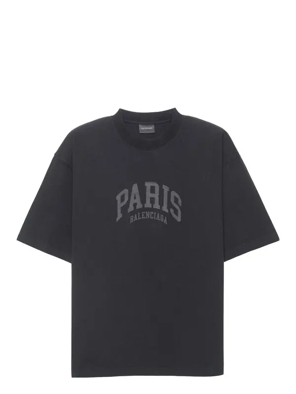 Balenciaga Paris" Graphic T-shirt - Nero