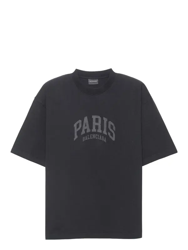Balenciaga Paris" Graphic T-shirt - Nero