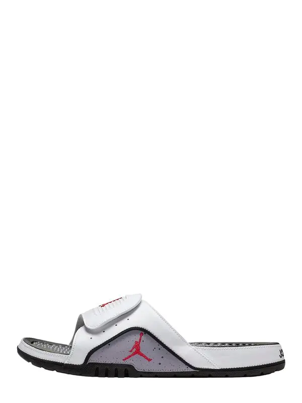 JORDAN Air Hydro 4 Retro Cement Slides - White