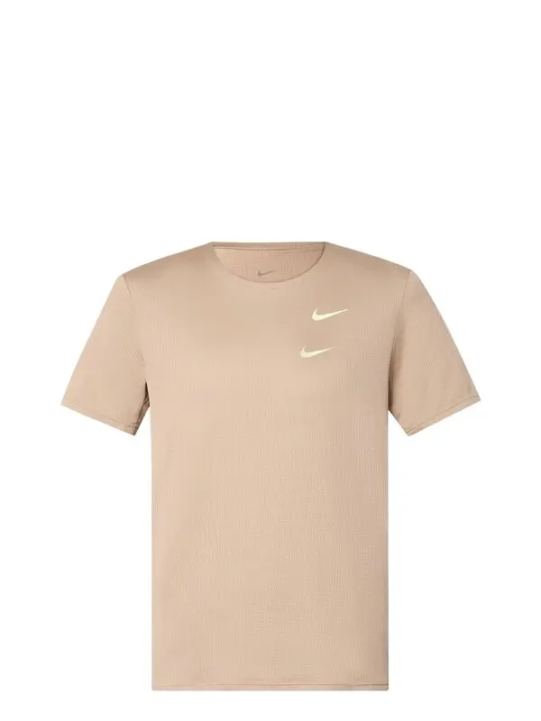 Nike As Nk Df Wr Rise 365 Gx Ss Hemp T-shirt - Yellow