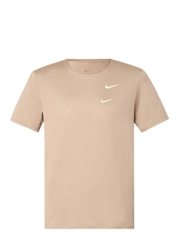 Nike As Nk Df Wr Rise 365 Gx Ss Hemp T-shirt - Yellow