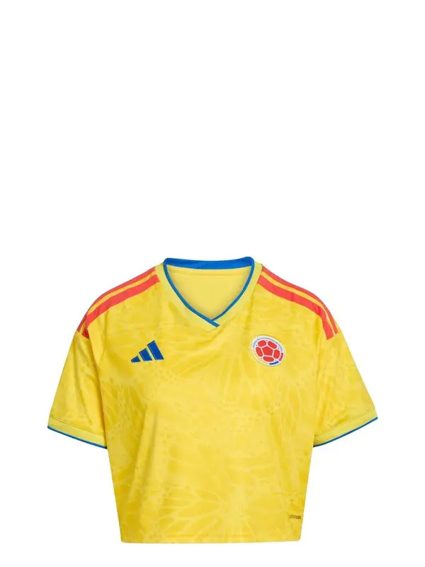 Adidas Colombia 26 Home Cropped Jersey - Impact Yellow