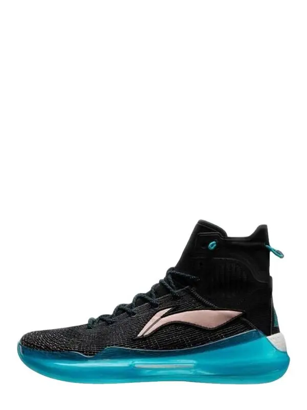 LI-NING Yushuai 13 Basketball High-top Sneakers - Blackblue