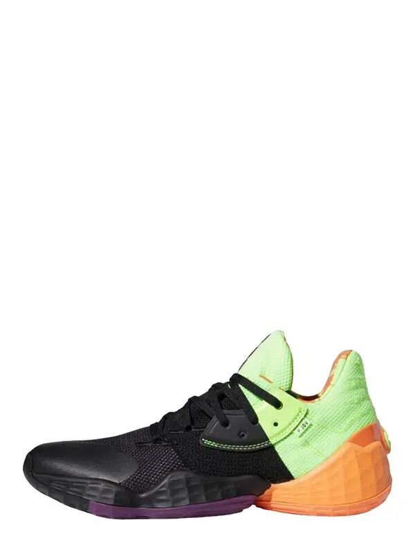 Adidas Harden Vol. 4 Two Tone Athletic Sneakers - Black
