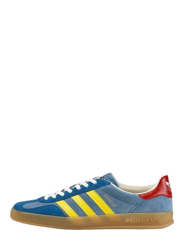 Gucci X Adidas Gazelle Sneaker - Light Blue/yellow