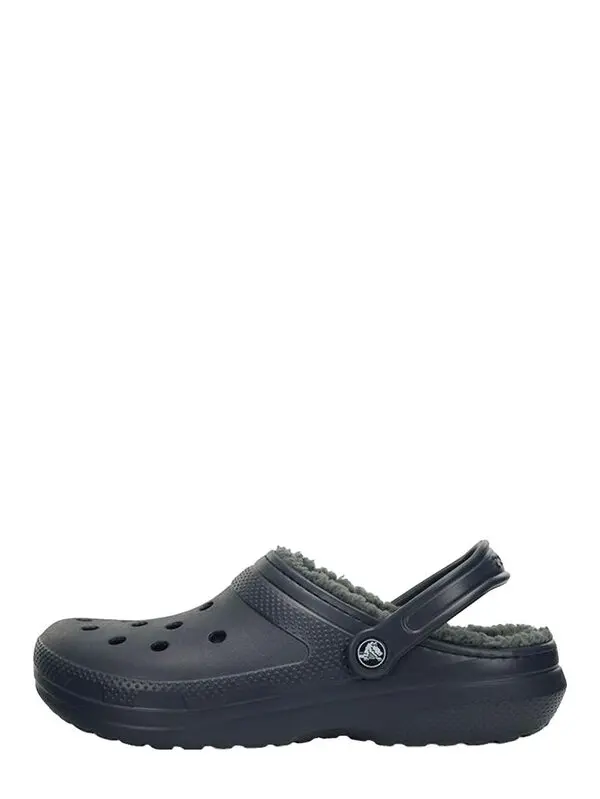 CROCS Classic Lined Clogs - Dark Blue/gray