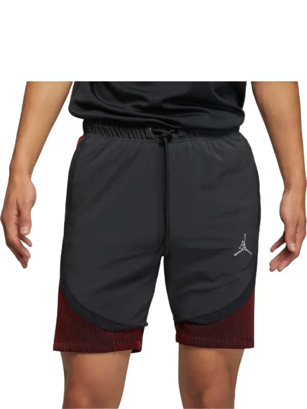 JORDAN Ss22 Logo Micro Mark Lacing Casual Shorts - Multi-color