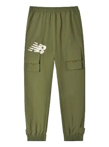 NEW BALANCE Cargo Pants - Olive Green/beige