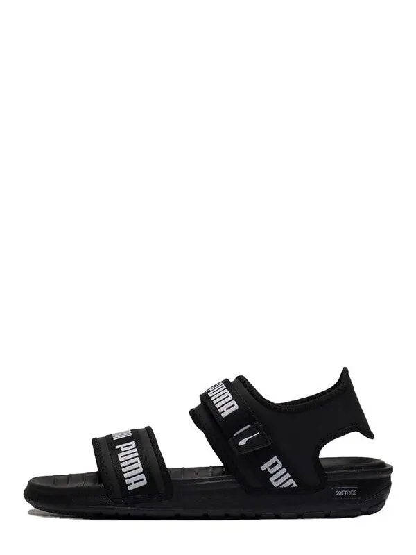 PUMA Softride Slide "wordmark - Black