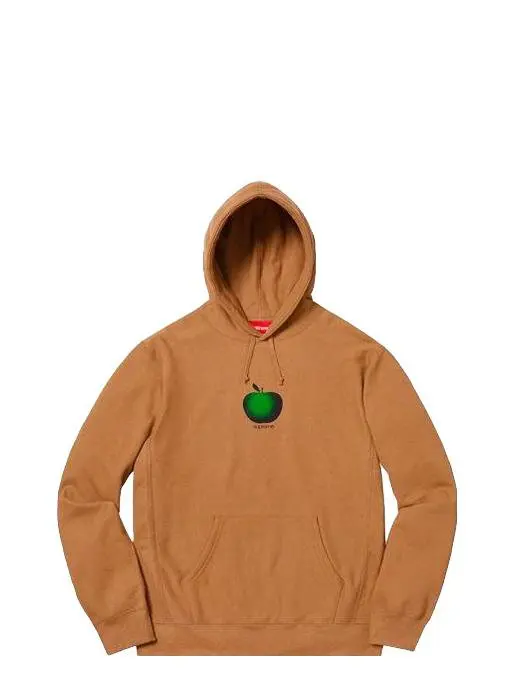 Supreme Apple Hooded Sweatshirt - Brown