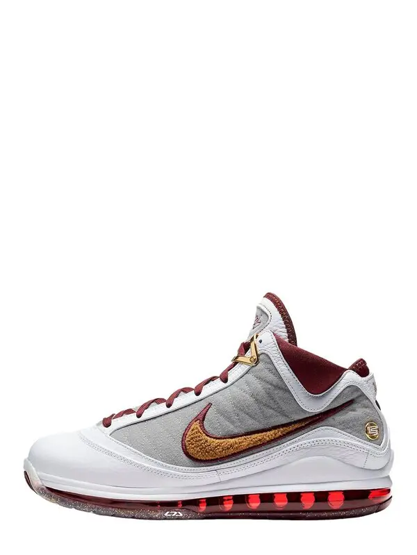 Nike Lebron Qs Mvp High Top Sneakers - White/red
