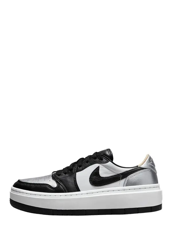 JORDAN Air 1 Elevate Low Se "silver Toe" Sneakers - Metallic Silver/black/white