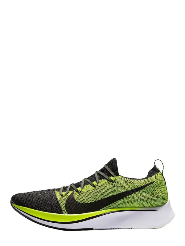 Nike Zoom Fly Flyknit Running Shoes - Black/volt/white