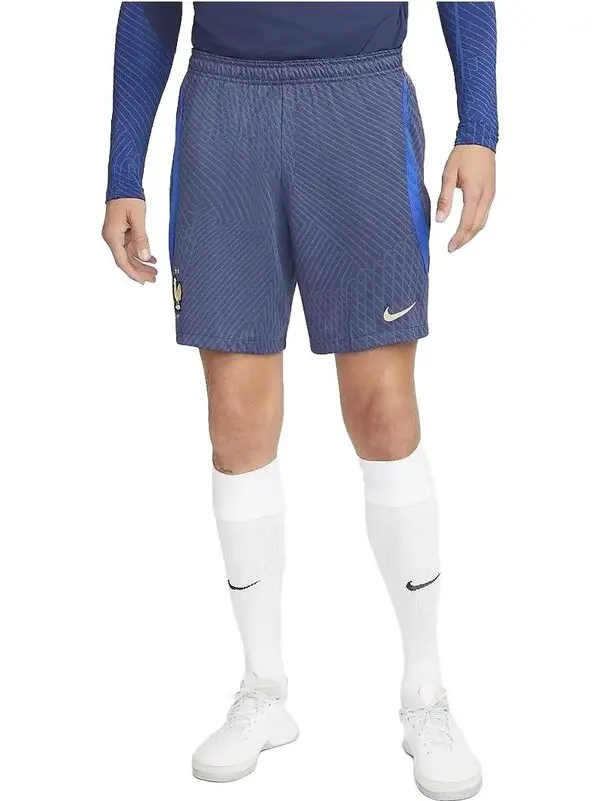 Nike Dri-fit Fff Strike Knit Football Shorts - Navy