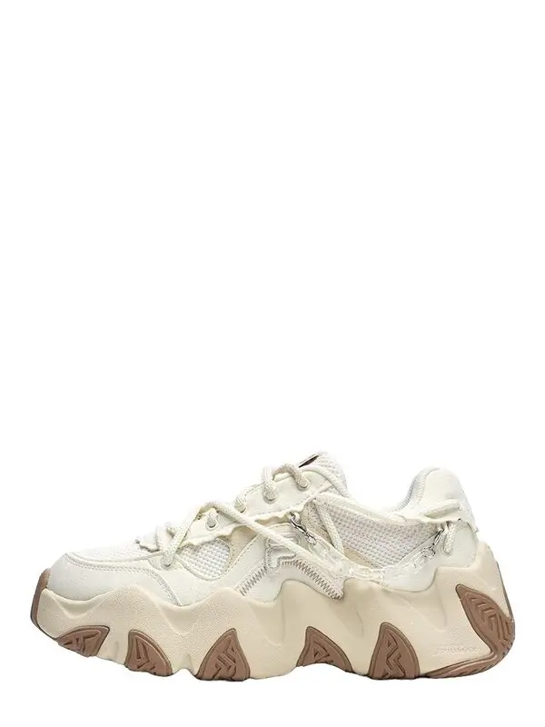 FILA FUSION Fashion Daddy Shoes - White/beige/brown