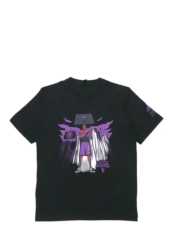 Adidas X Marvel Dame Blk Pnthr Avengers Basketball T - Black