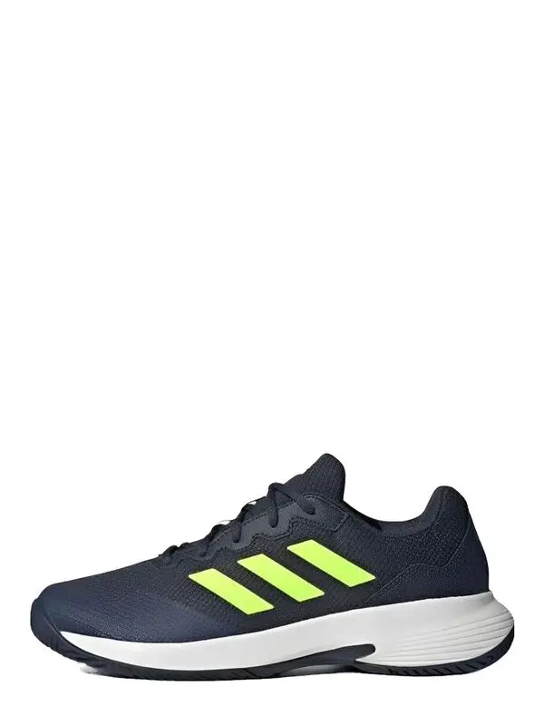 Adidas Gamecourt 2.0 Sneakers - Shadow Navy/lucid Lemon/core White