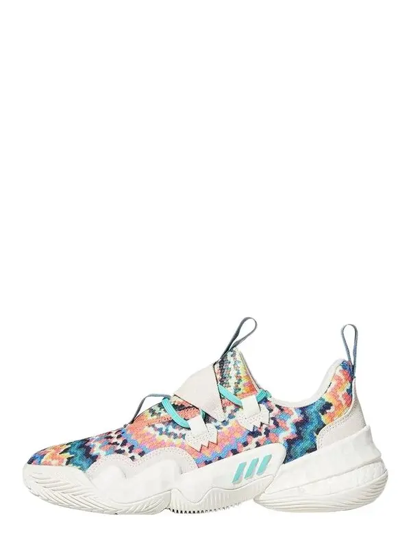 Adidas Trae Young 1 "tie-dye" Athletic Sneakers - Blue/orange