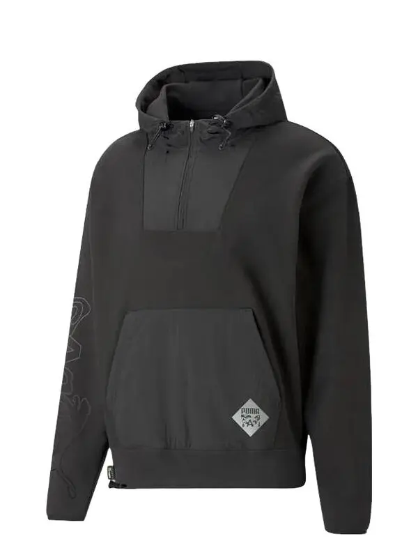 PUMA X Perks And Mini Hoodie 'black - Black/grey