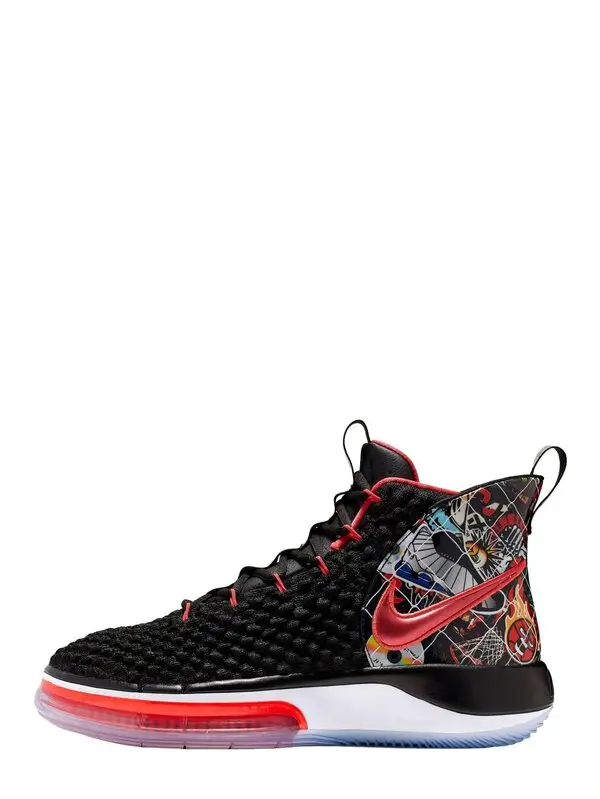 Nike Alphadunk "china Hoop Dreams" High-top Sneakers - Blackred