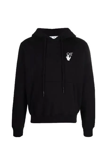 Off-White Fw21 Arrow Pattern Hoodie - Black