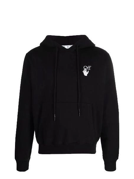Off-White Fw21 Arrow Pattern Hoodie - Black
