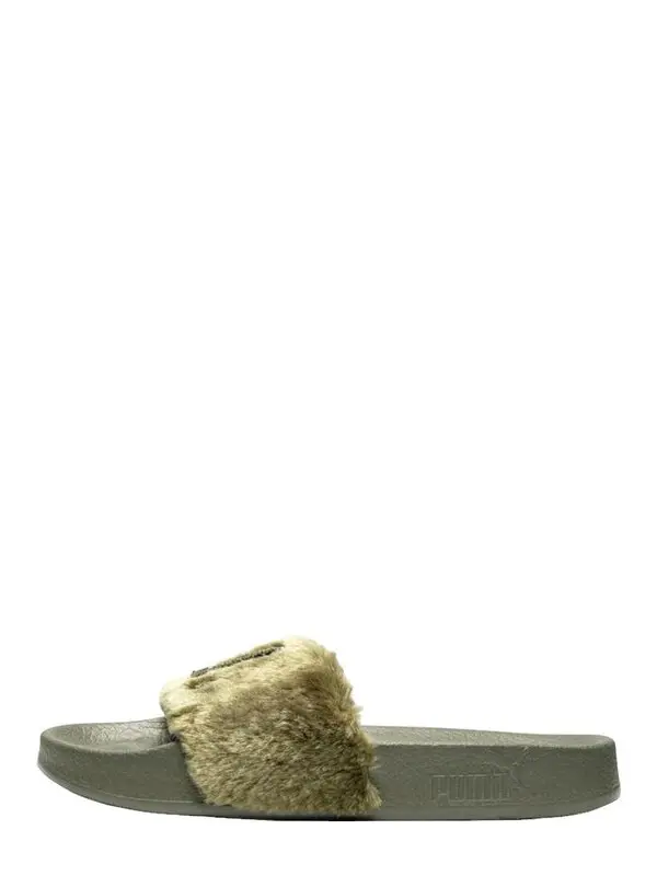 PUMA Fenty X Fur Slide - Olive Green